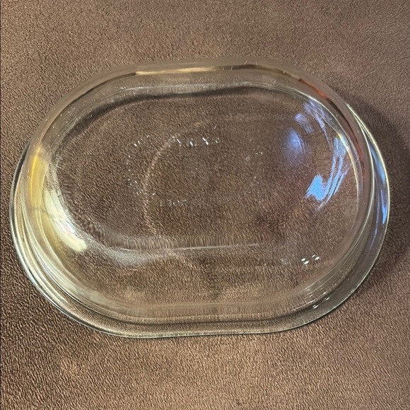 Pyrex | Kitchen | Pyrex Clear Glass Oval Dish Lid | Poshmark